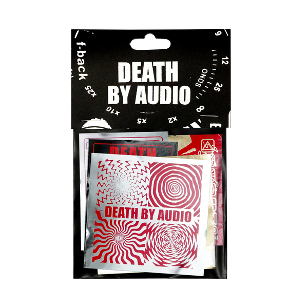 Death By Audio Sticker Pack: Red/Silver/Gold